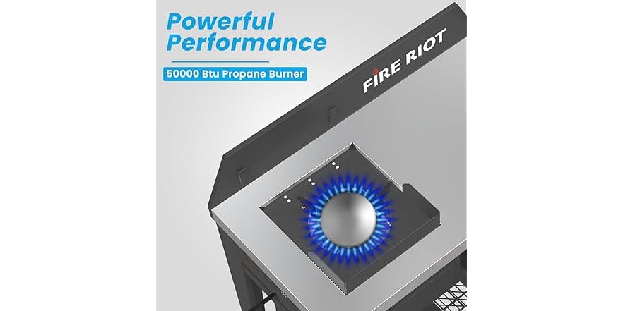 Fire Riot Heavy-Duty Outdoor Wok Cooking Station