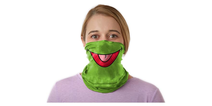 Frog Face Neck Gaiter