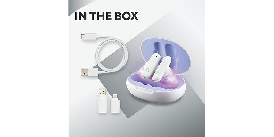 (NEW) Logitech G FITS True Wireless Earbuds w/Custom Molded Fit