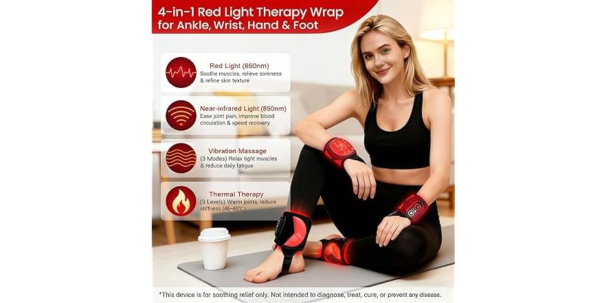 Cordless Red Light Therapy Wand