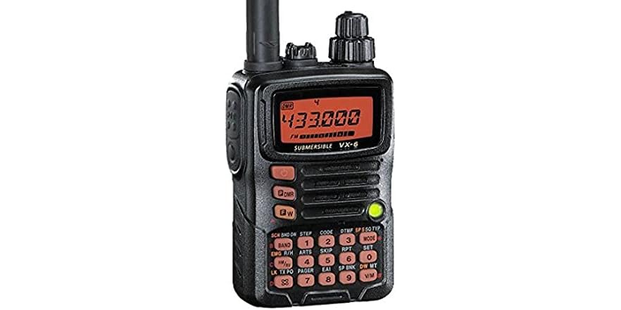 YAESU Tri-Band Yaesu VX-6R Submersible Amat