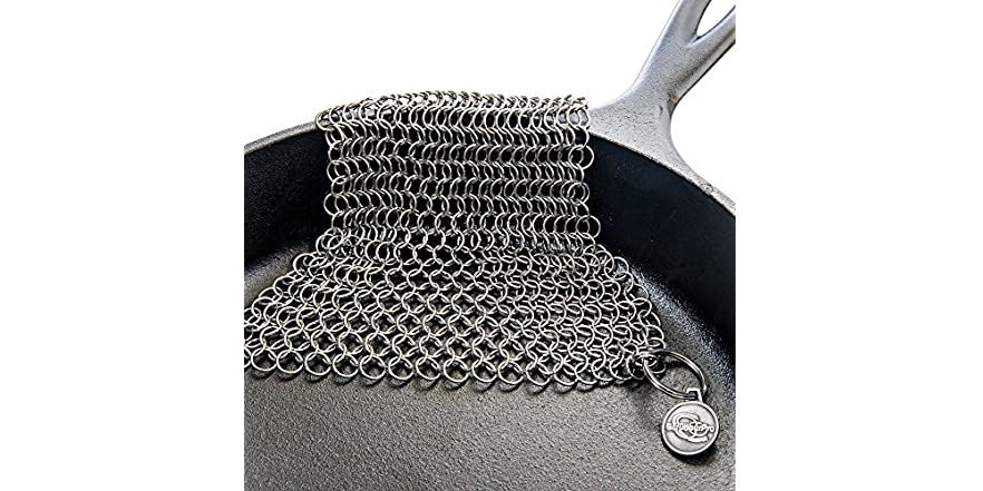 ScrubberPro Cast Iron Chainmail Scrubber