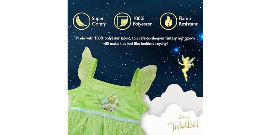 Disney Girls' Tinkerbell Nightgown