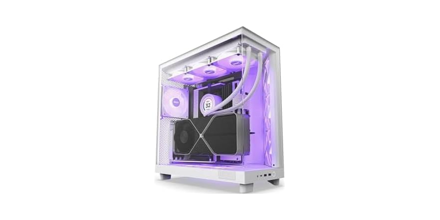 NZXT H6 Flow RGB White Case (Open Box)