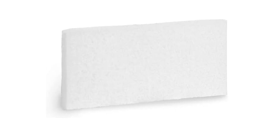 AmazonCommercial White Utility Pad, 4.5"