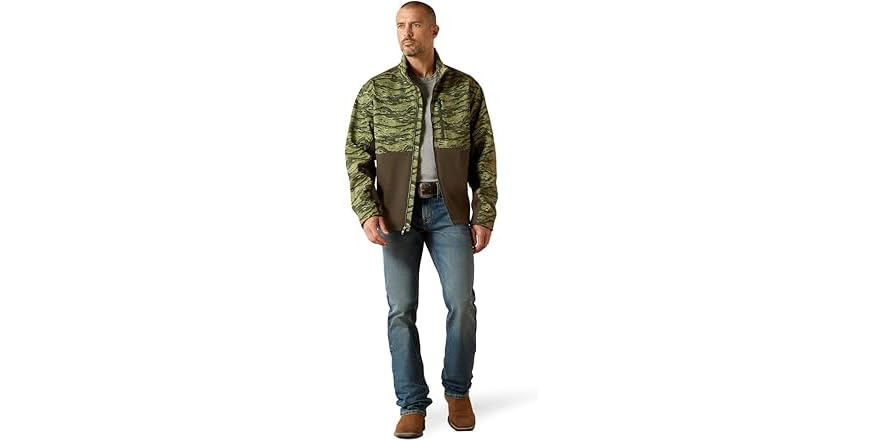 ARIAT Unisex Logo Softshell Jacket