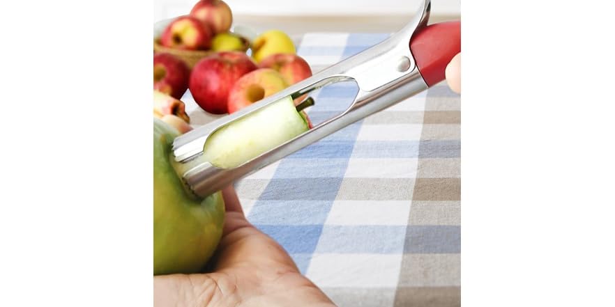 2-Pack: Stainless Steel Fruit Corer