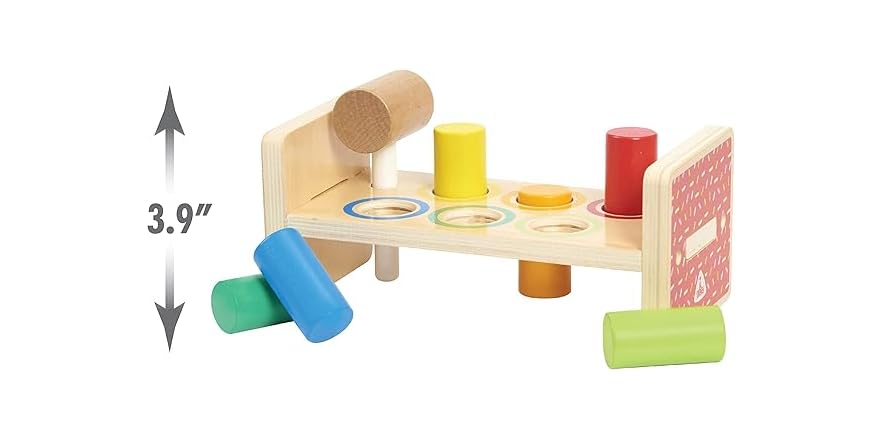 Early Learning Wooden Hammer Bench 18mo+