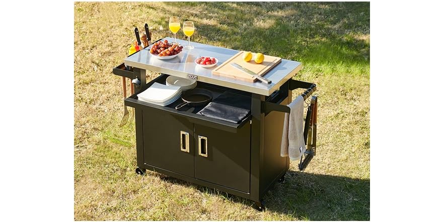 NUUK Pro 42" Rolling Outdoor Kitchen Island