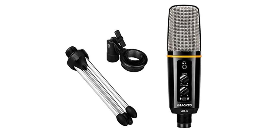 Aokeo's AK-6 Desktop USB Condenser Microphone