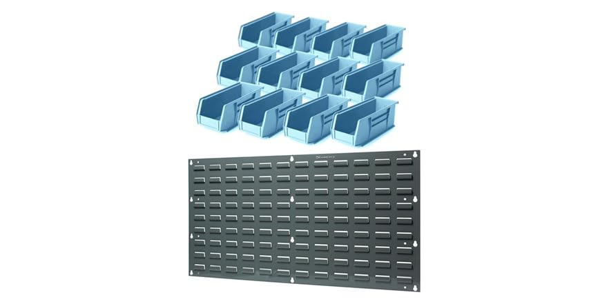 Storage Bin + Louvered Panel - Choose Your Size