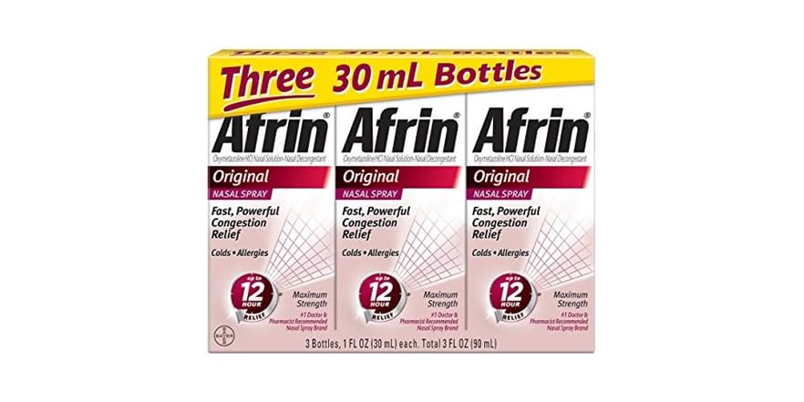 Afrin Nasal Spray Original - 1 oz, Pack