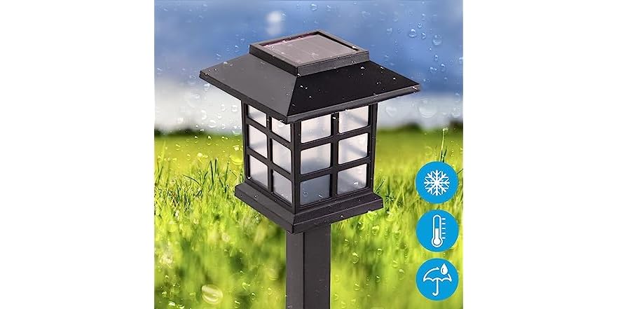 LAUREL CANYON Square Solar Pathway Lights 12Pk