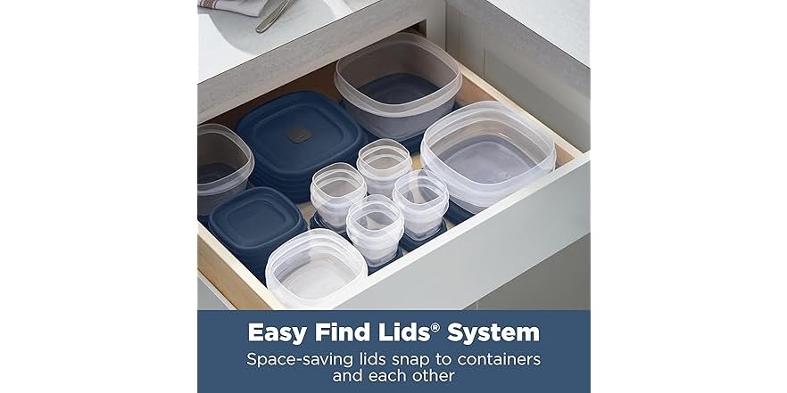 Rubbermaid Easy Find Lids® Food Storage Set