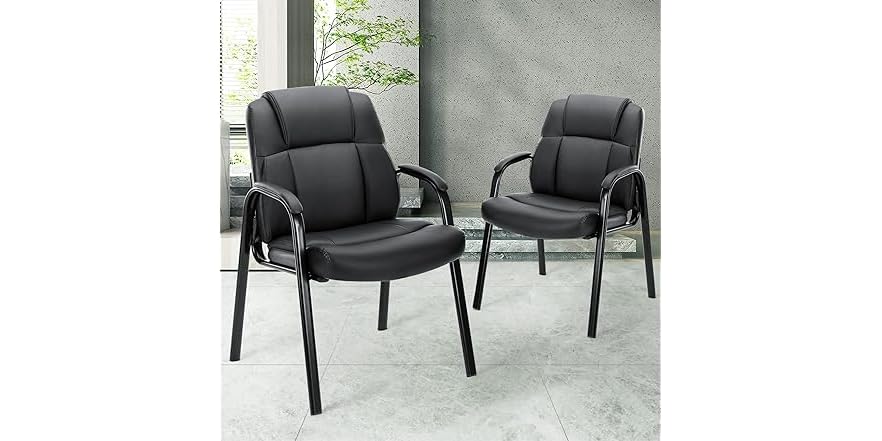 OLIXIS Black Reception Chair