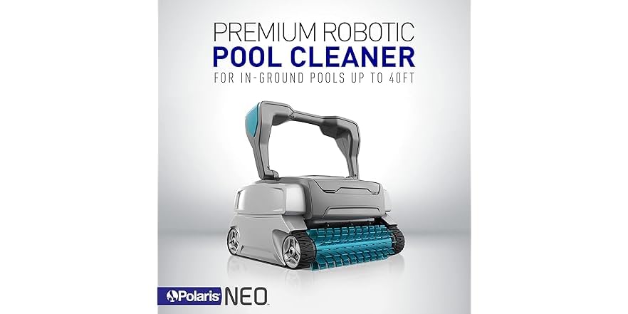Polaris NEO Robotic Pool Cleaner, Automatic Vacuum