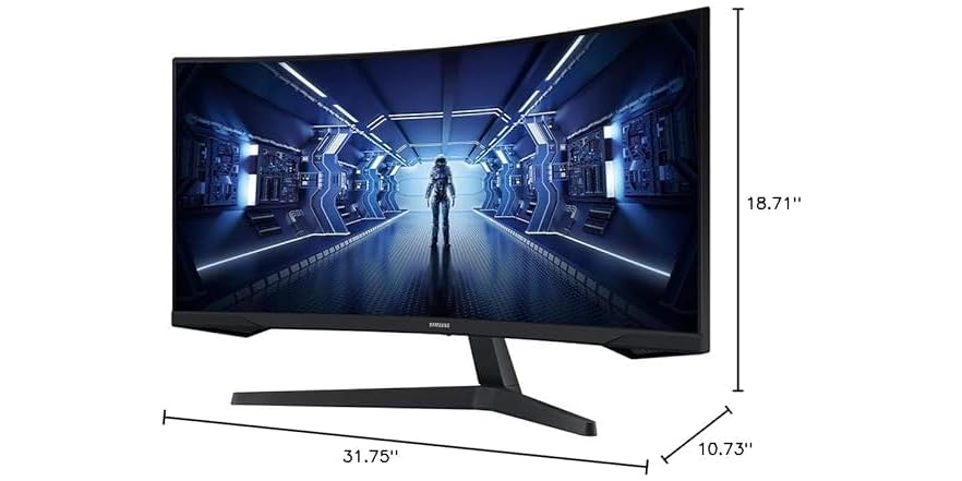 SAMSUNG 34" Odyssey G5 Ultra-Wide Gaming Monitor, 165Hz, 1ms, FreeSync ...