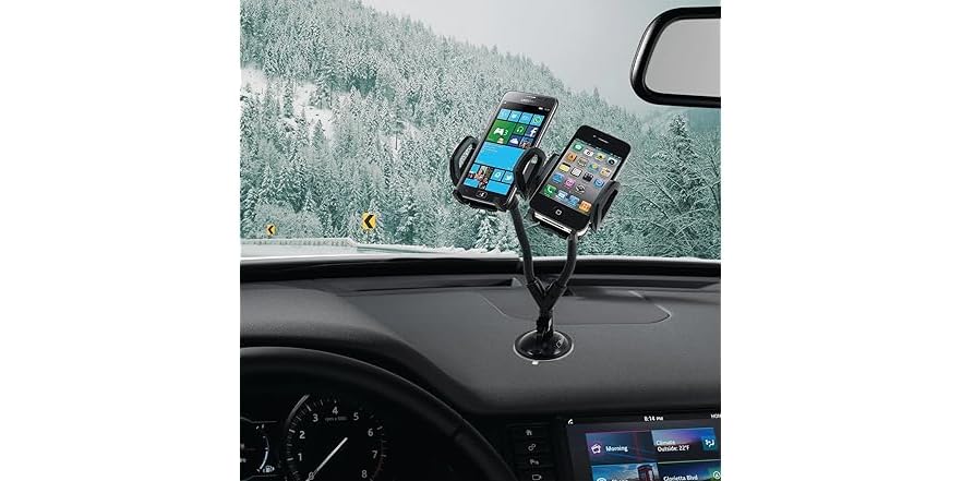 iBasics IB-DCM-11284 Heavy Duty Dual Car Mount 1pk
