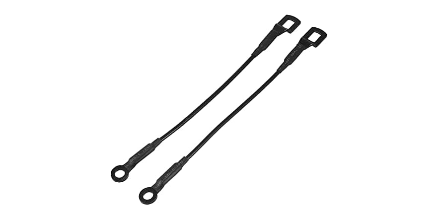 Pair Rear Tailgate Cables Lift Gate Support Straps