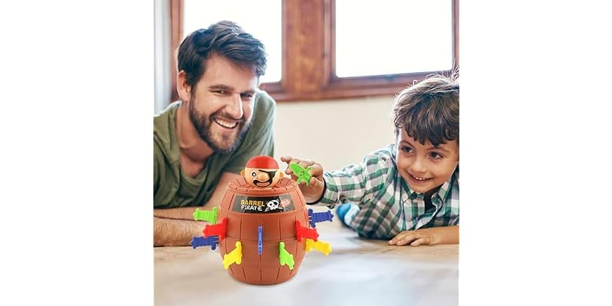 Pirate Popup Montessori Family Game