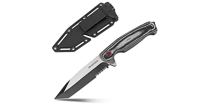 Swiss+Tech 4-1/2" Fixed Blade Knife