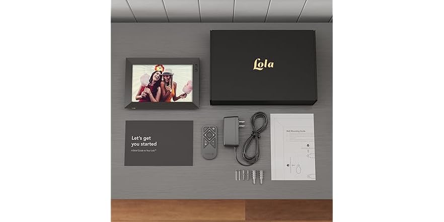 Lola 8" Smart Digital Picture Frame