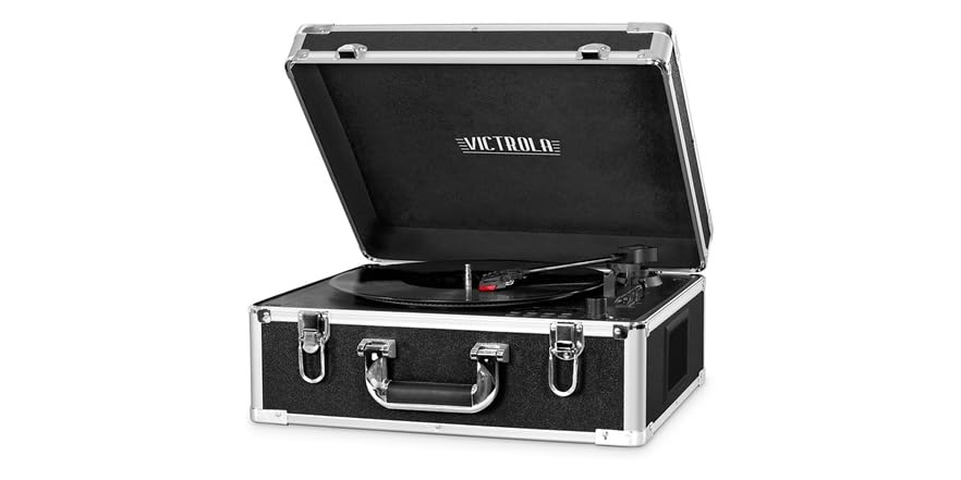 Victrola Bluetooth Record Player with CD Player
