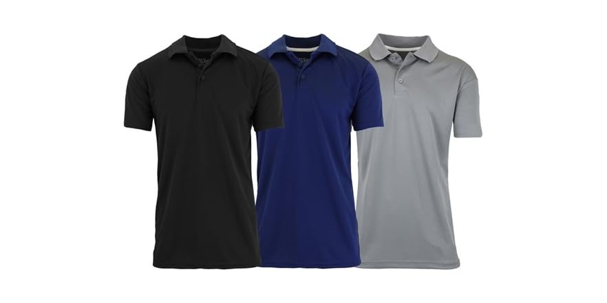 3Pk Mens S/S Performance Polo