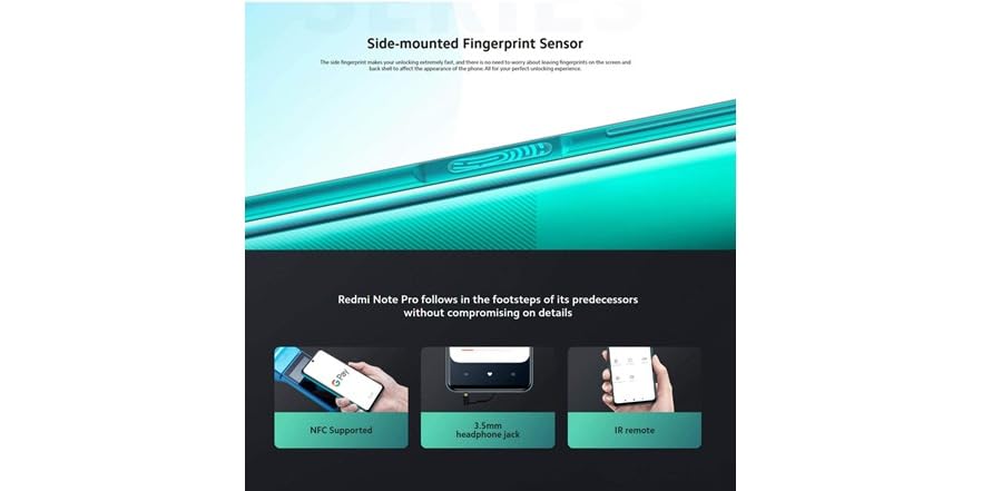 Xiaomi Redmi Note 9 Pro 128GB+6GB RAM- GSM, International Version(Open Box)