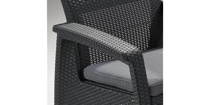 Keter Corfu 4 Seater Lounge Set, with Table