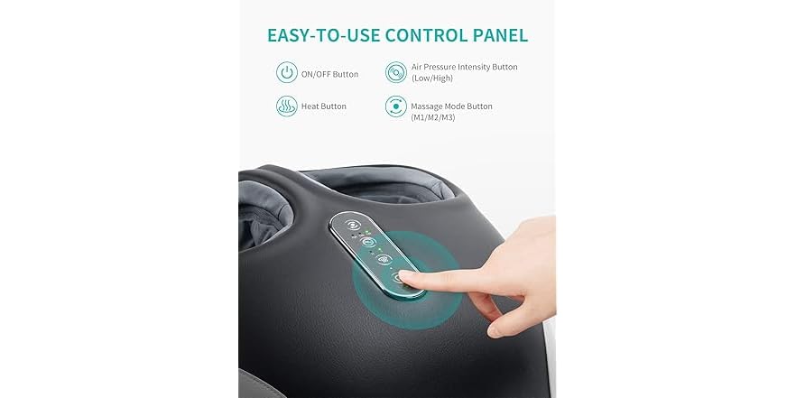Nekteck Shiatsu Foot Massager with Air Compression (Open Box)