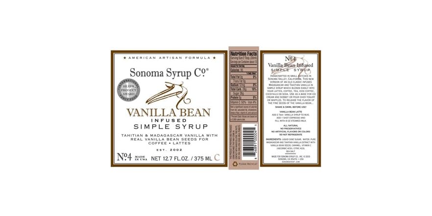 (3 Pack) Sonoma Syrup Holiday Coffee Flavor Set