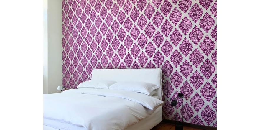 French Garden Damask Plum Tiles