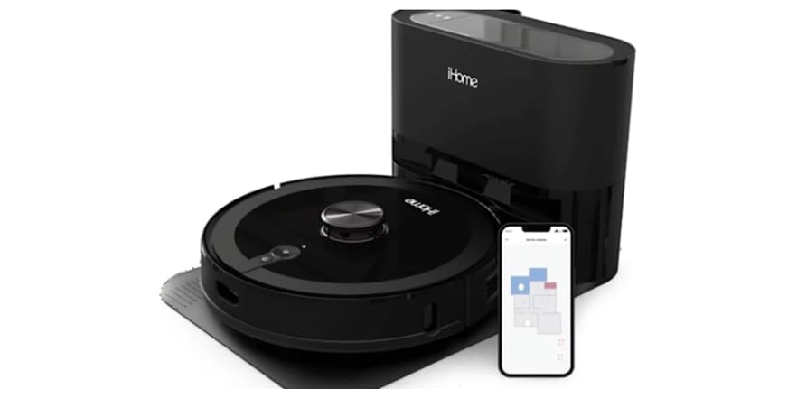 iHome iHRV14-BLK-RB AutoVac Nova Pro, Robot Vacuum (S&D)