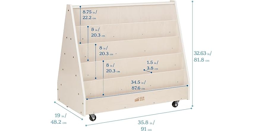 ECR4Kids Double-Sided Mobile Book Display