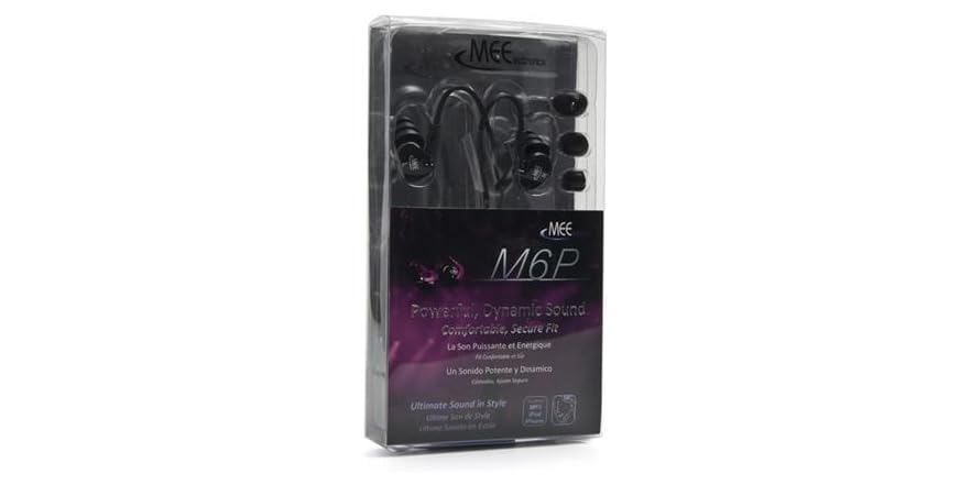 MEElectronics M6P Sound Isolating Sports Headphones w/ Mic & Remote