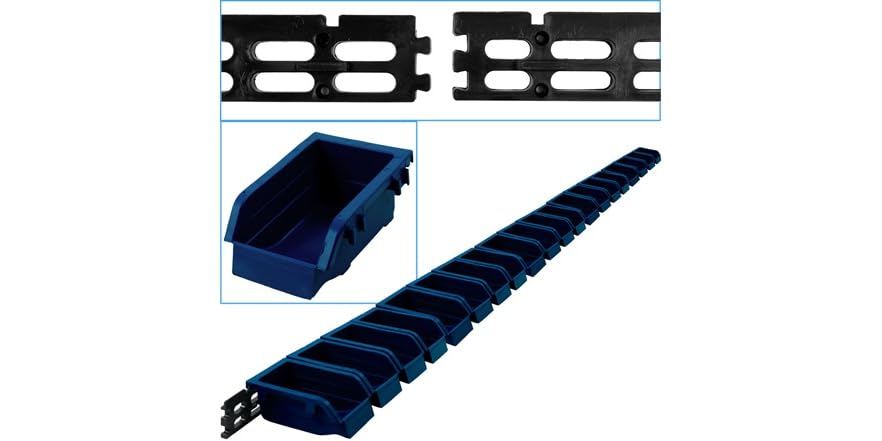 Stalwart Wall Mounted Parts Rack, 20 Bins