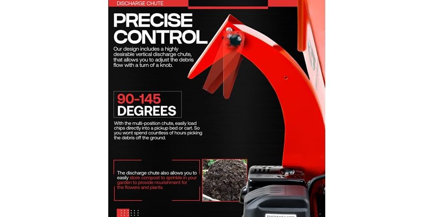 GreatCircleUSA Mini Wood Chipper Shredder