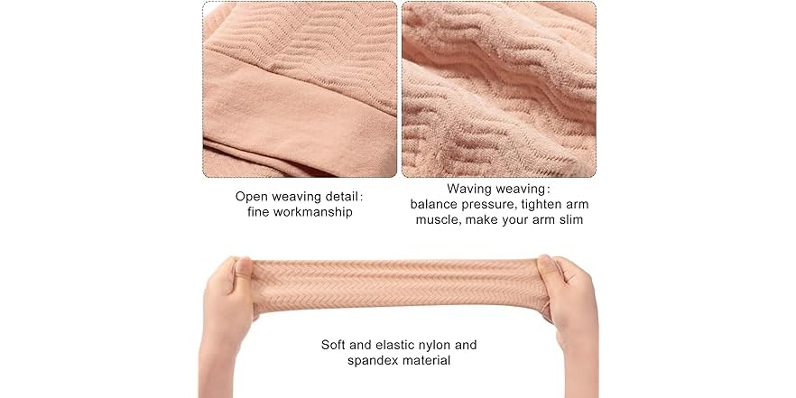 8 Pairs Compression Arm Shapers Set