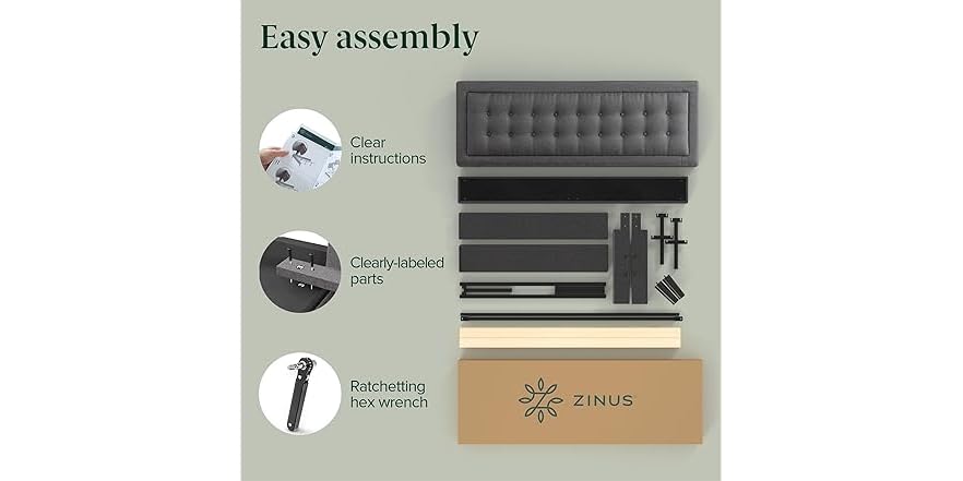 Zinus Dachelle Platform Bed Frame Queen