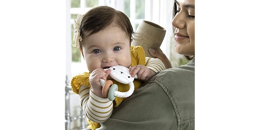 Ingenuity Soothing Sheppy Baby Teether Toy