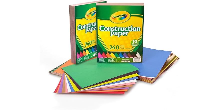 Crayola Construction Paper 480ct