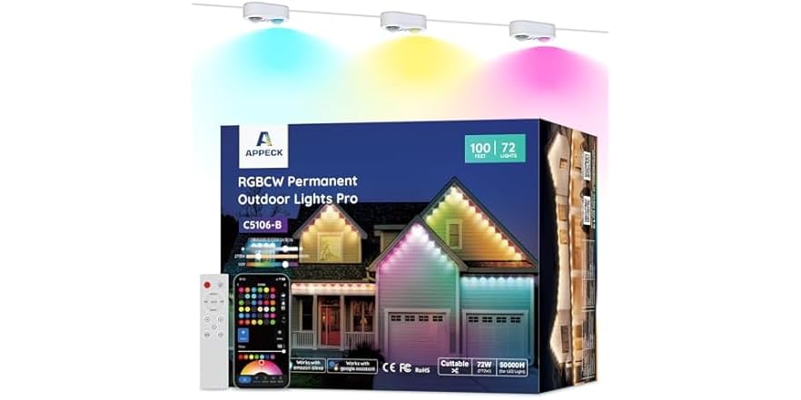 100ft White Outdoor Lights