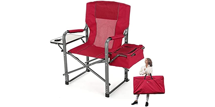 ARROWHEAD Director's Chair w/ Table & Cooler
