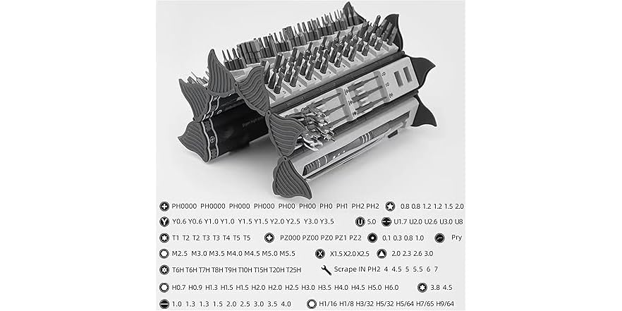 HMEY STORE 128 in 1 Screwdriver Set