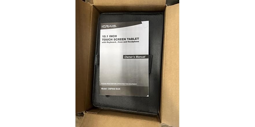 Craig 10.1" Tablet with Keyboard Case (S&D)