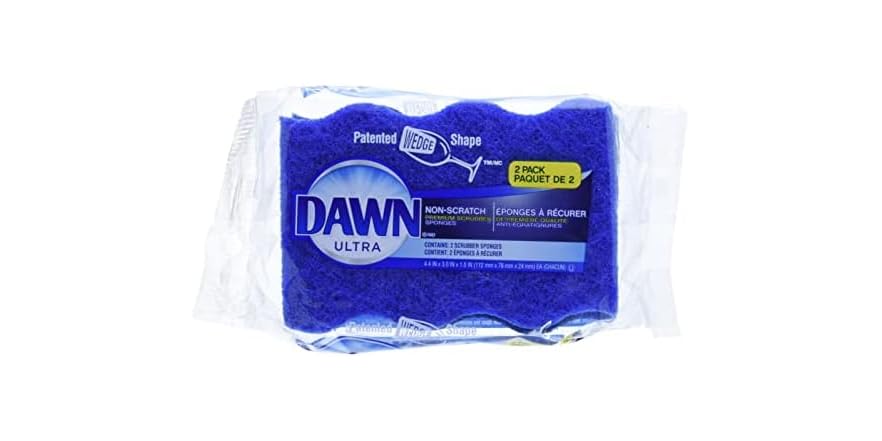 Dawn Non Scratch Sponges 2 pk