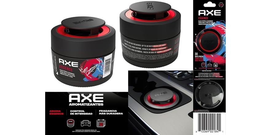 AXE Essence Car Air Freshener, 2 Pack