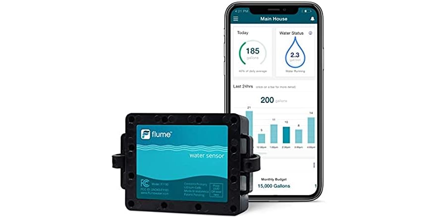 Flume Smart Home Water Monitoring System (Open Box)