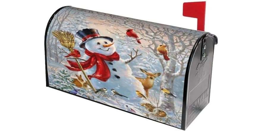 Magnetic Snowman Mailbox Cover